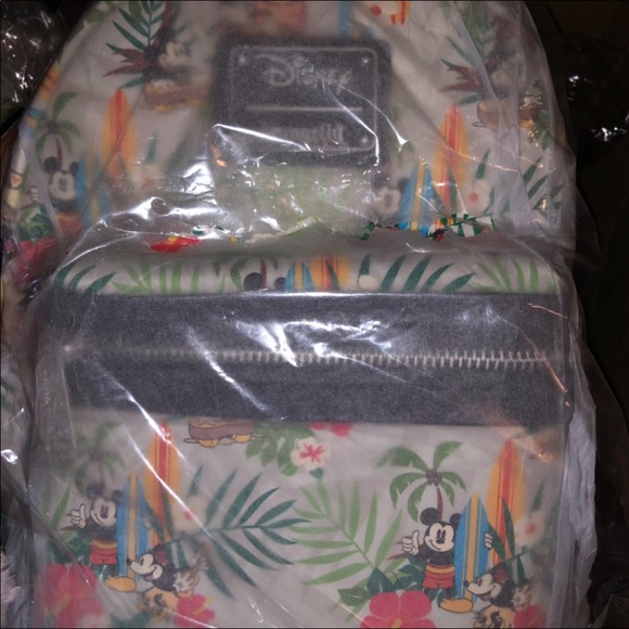 Loungefly | Bags | Loungefly Disney Tropical Mickey Mini Backpack ...